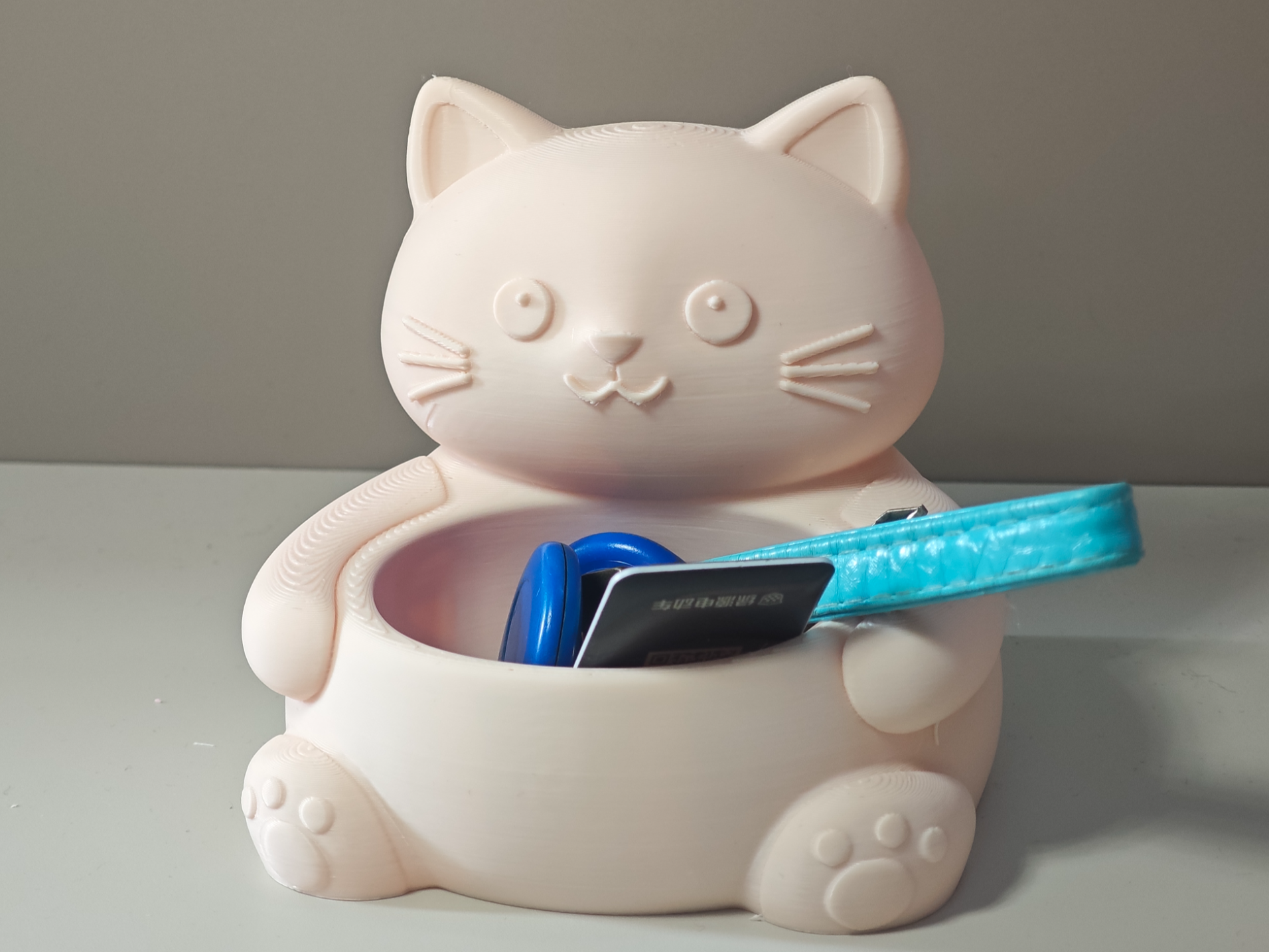 Cute Cat Key Storage - 请宝贝转身 | Nexprint: Free 3D Model Downloads