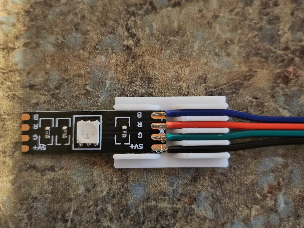 10mm LED Strip Soldering Jig - Jeff Smith | Nexprint: Free 3D Model ...