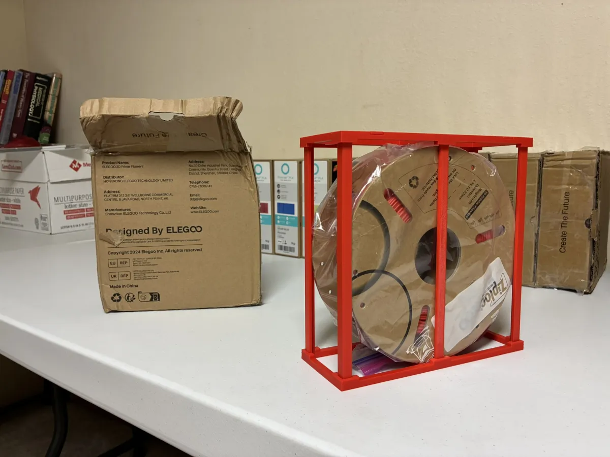 Filament box with a print in place hinge. - HobbyTimeByShane | Nexprint ...