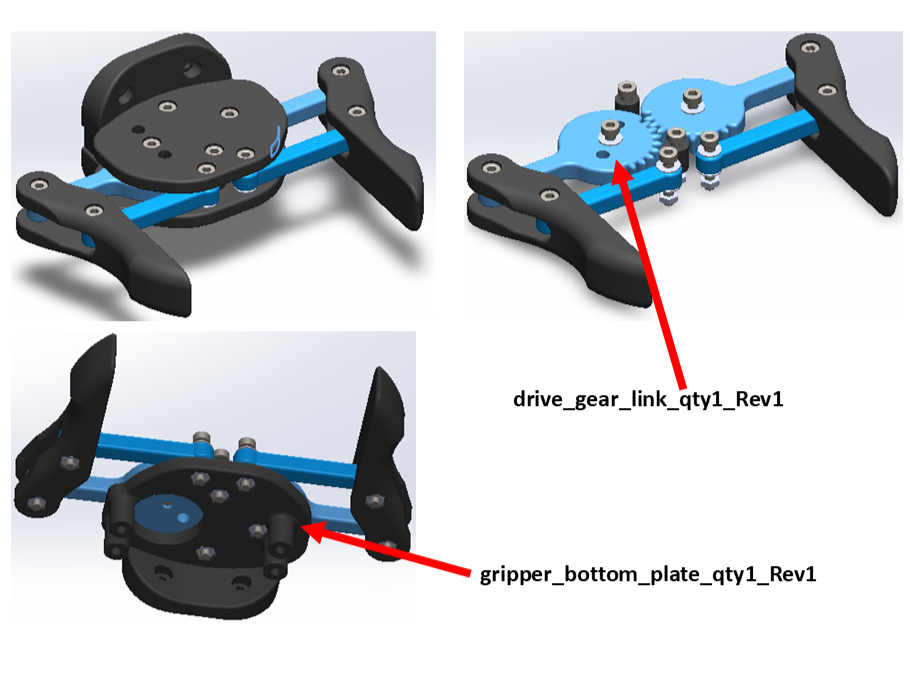 Moveo Robot Modified Parts - DIYEngineers | Nexprint: Free 3D Model Downloads