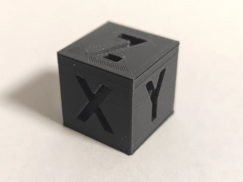 Precision XYZ Calibration Cube 10mm – High-Accuracy Printer Test Block ...