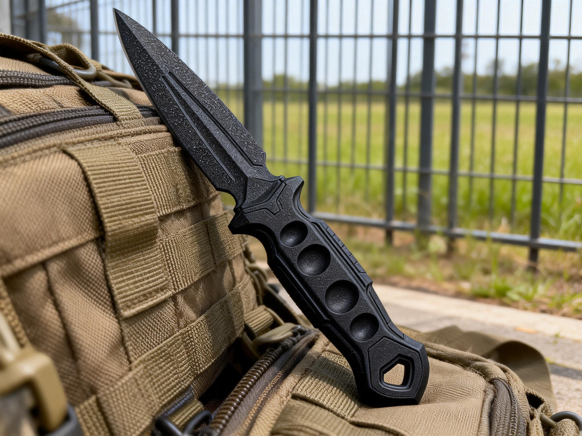 Sand Cave Concave-Pattern Throwing Knife · Desert Armor-Eating Blade ...