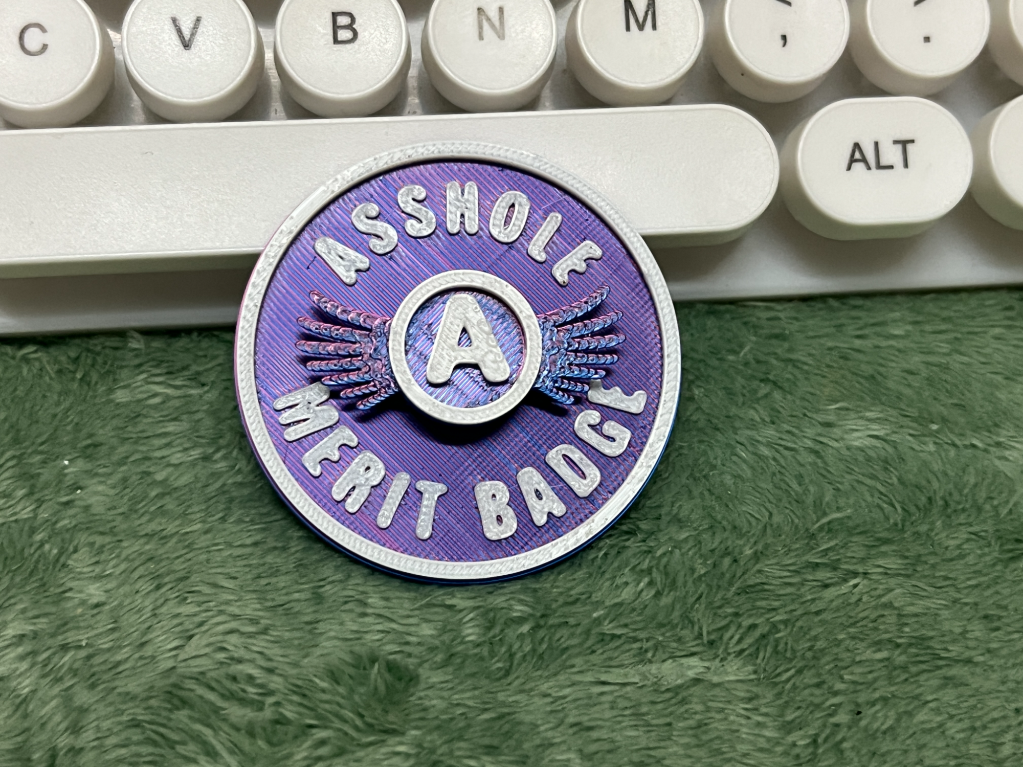 Badge Fingertip Gyro - TK-tang | Nexprint: Free 3D Model Downloads