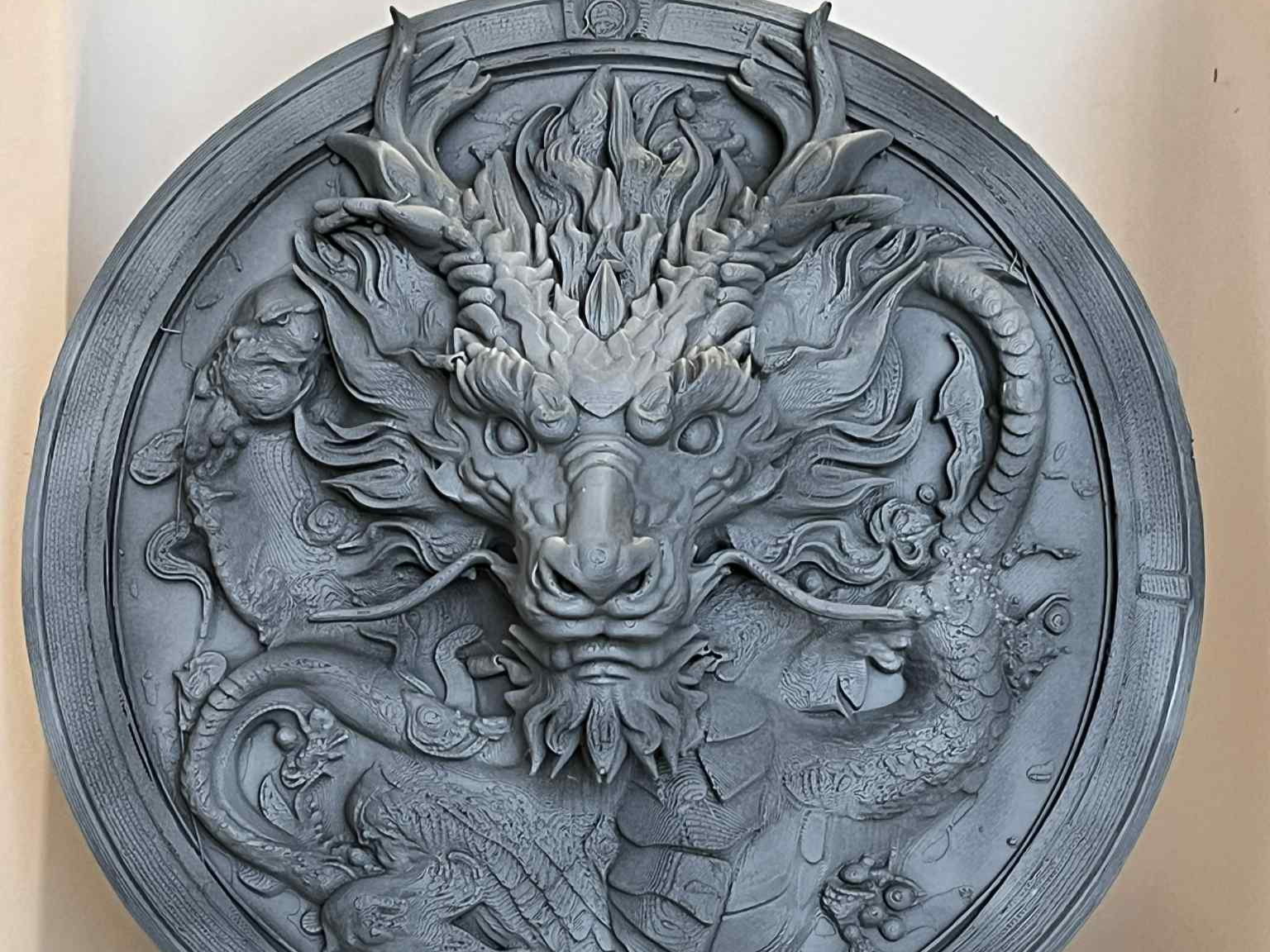 Chinese Dragon disk - mick | Nexprint: Free 3D Model Downloads