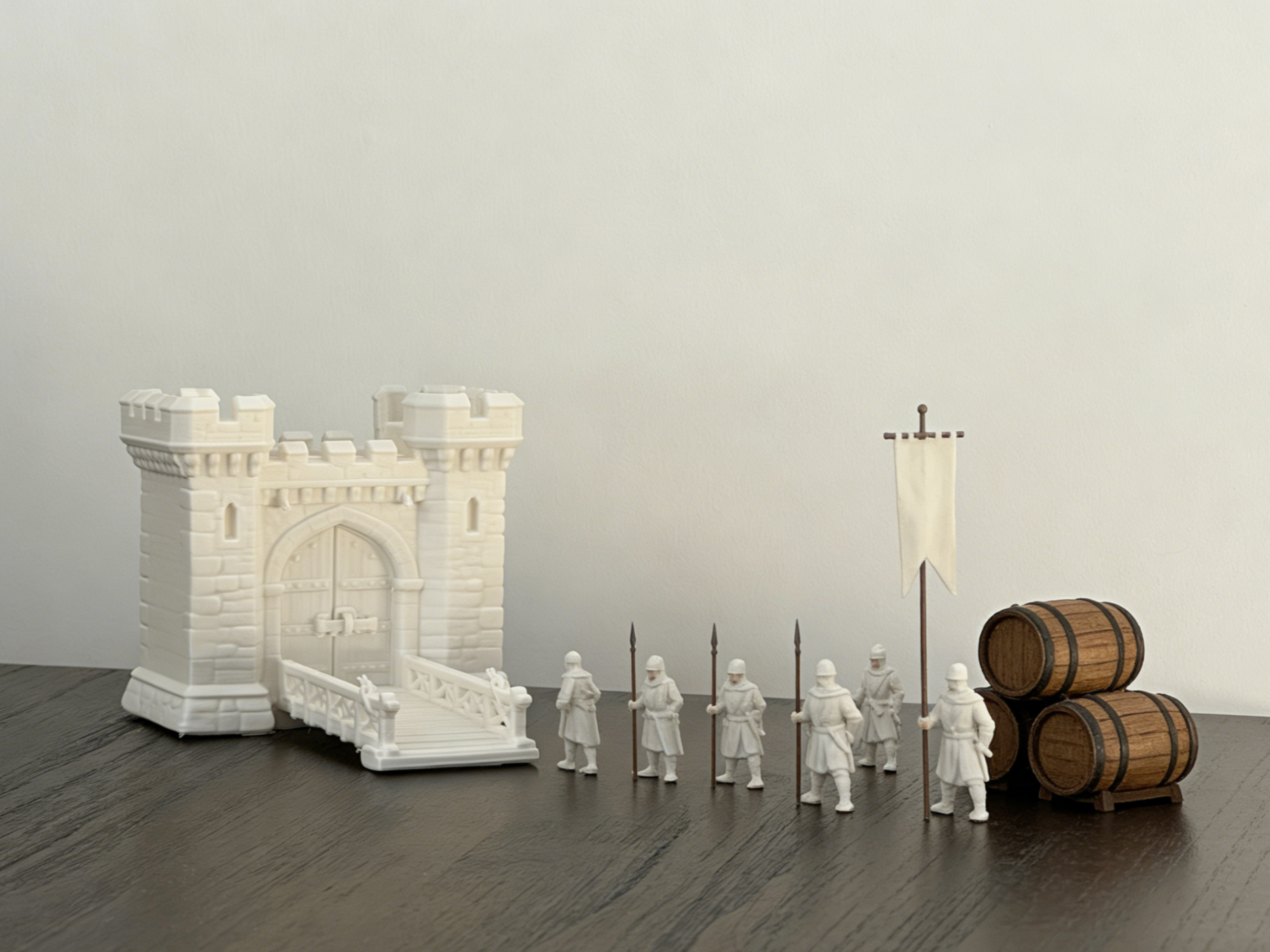 medieval city gate guard city gate castle - feiyu | Nexprint: Free 3D ...