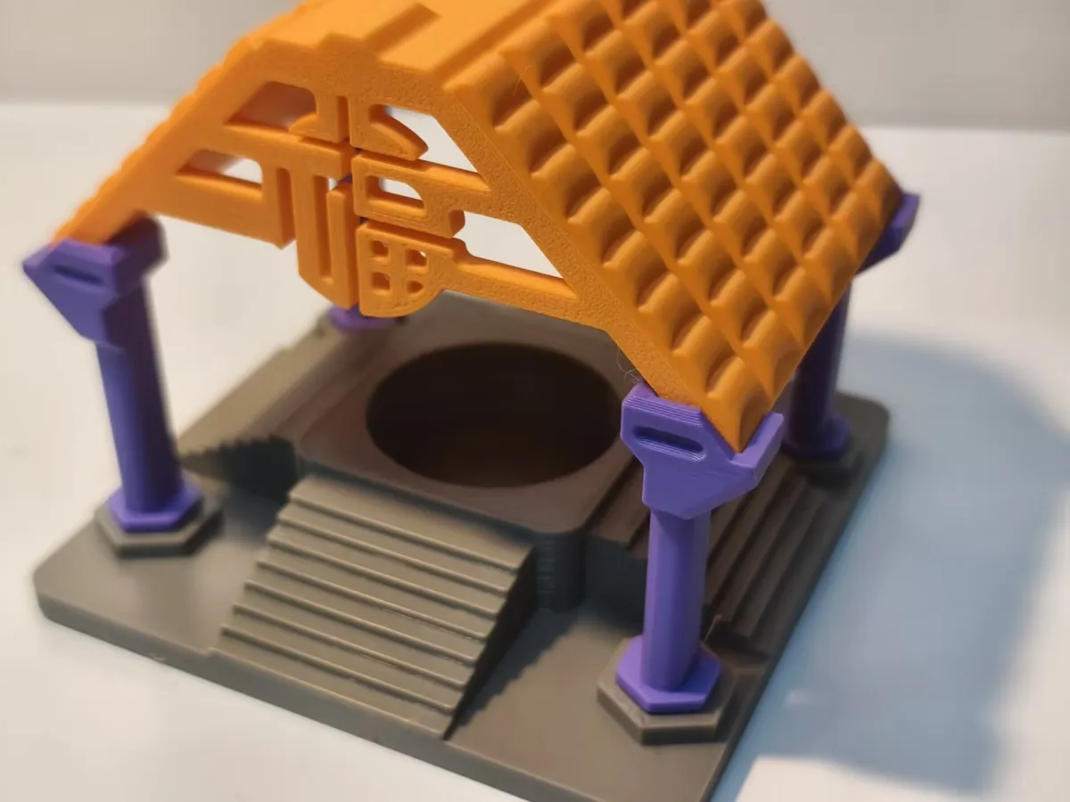 Fufu Courtyard Pavilion - 魔法书包 | Nexprint: Free 3D Model Downloads