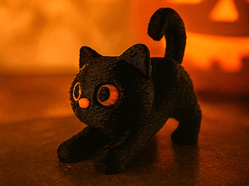 Halloween Cat - Xeraj | Nexprint: Free 3D Model Downloads