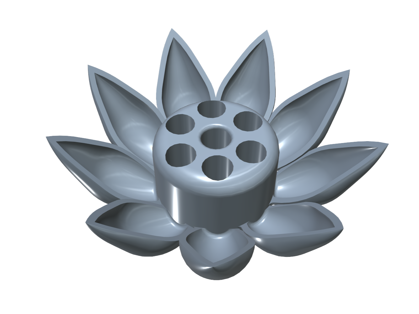 Lotus pen container - 手工DIY | Nexprint: Free 3D Model Downloads