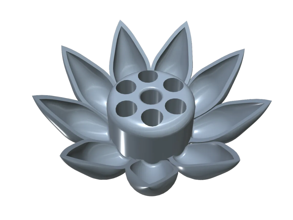 Lotus pen container - 手工DIY | Nexprint: Free 3D Model Downloads