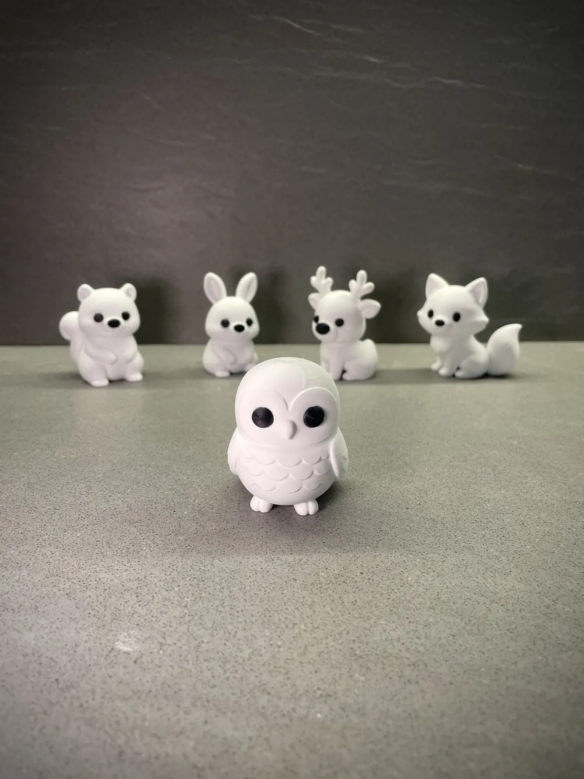 Gufo Minimal Winter – NO AMS - Dama_Lab | Nexprint: Free 3D Model Downloads