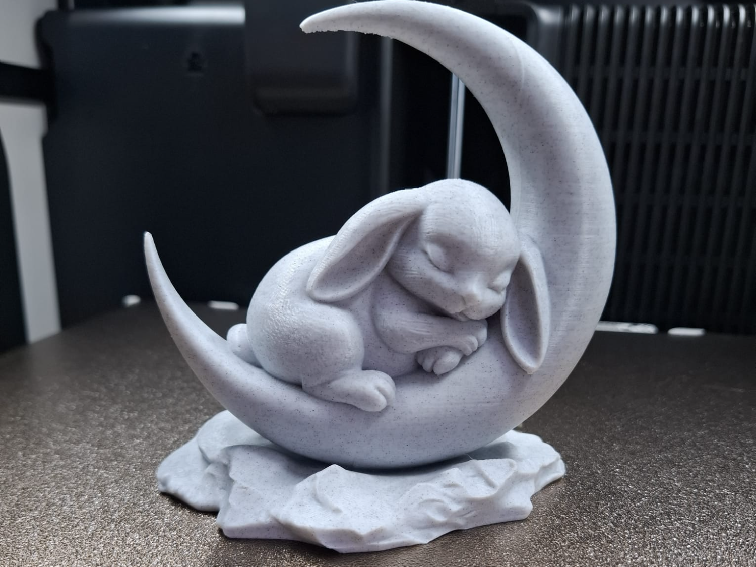 Sleeping Bunny on the Moon - Koffiekoek | Nexprint: Free 3D Model Downloads