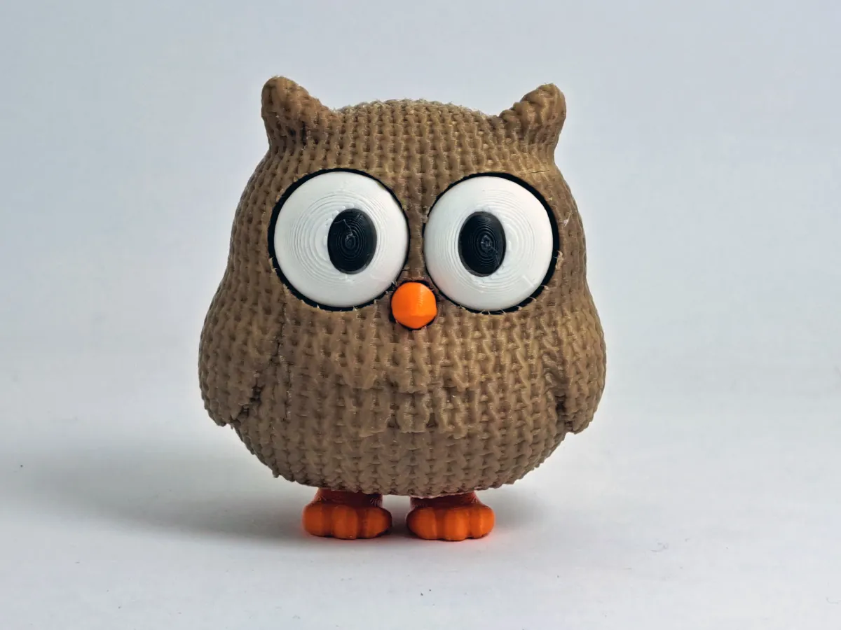 Knitted Owl - No AMS - DraftAxis | Nexprint: Free 3D Model Downloads