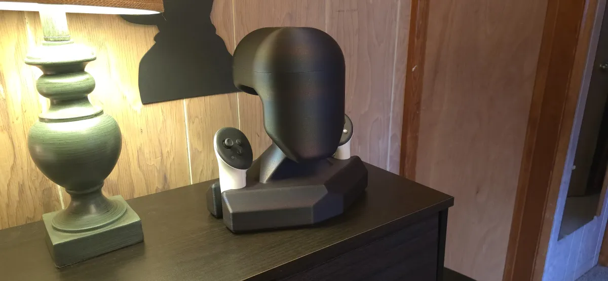 Droid Meta Quest 2, 3S, 3 VR headset stand - 90Down | Nexprint: Free 3D ...