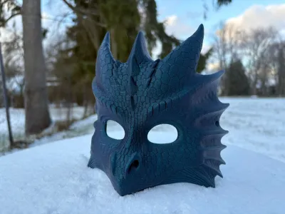 Dragon MASK-mask - BondFire | Nexprint: Free 3D Model Downloads