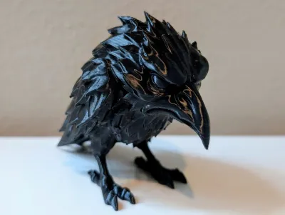 The Shadow Raven – Spooky Shelf Sculpture - Deadmoon | Nexprint: Free ...