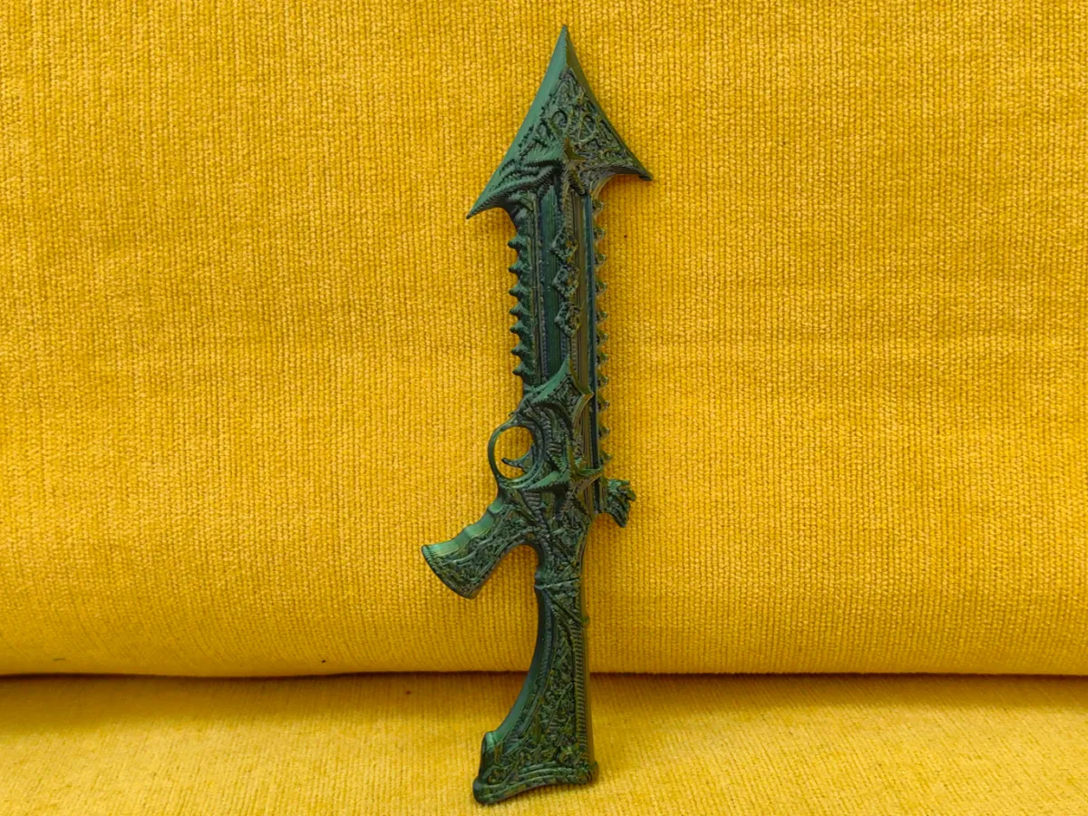 Fishbone Gun - mengling | Nexprint: Free 3D Model Downloads