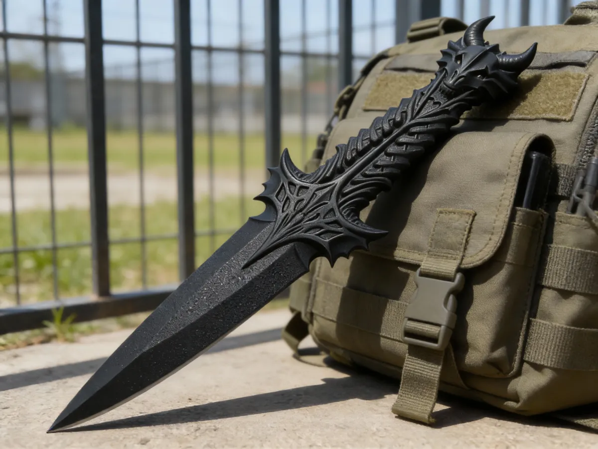 Dragon-Skull Demon-Horn Annihilation Dagger - U1295201273 | Nexprint ...