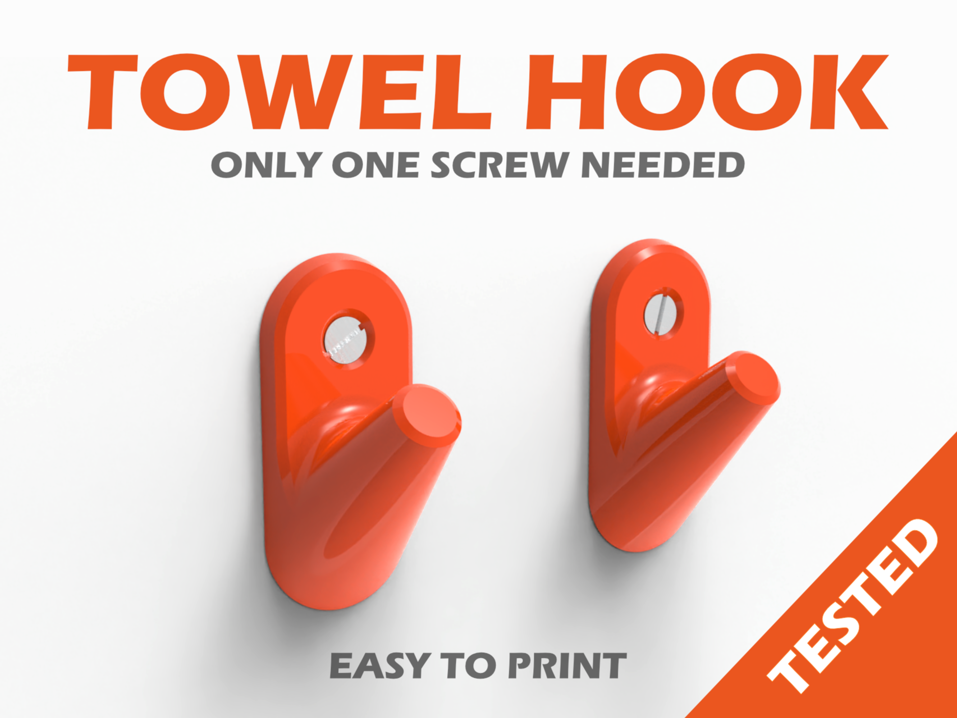 TOWEL HOOK - TOWEL HANGER - WALL HOOK - (Tested) - ART TOO | Nexprint ...