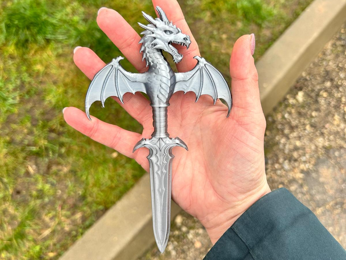 Dragon Dagger - 3D Liii | Nexprint: Free 3D Model Downloads