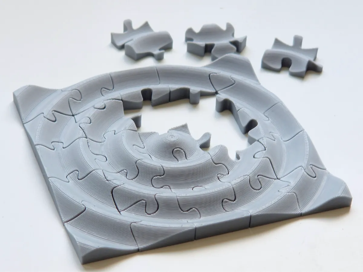 Wave Puzzle - Ignacy Godlewski | Nexprint: Free 3D Model Downloads