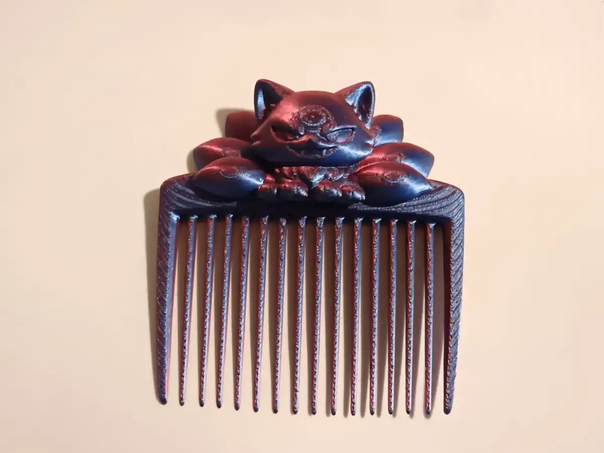 Manytails Fox Hair Comb - Aleandrus | Nexprint: Free 3D Model Downloads