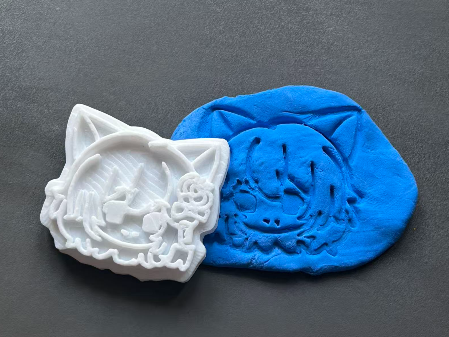 DIY handmade stamp mold - wiu | Nexprint: Free 3D Model Downloads