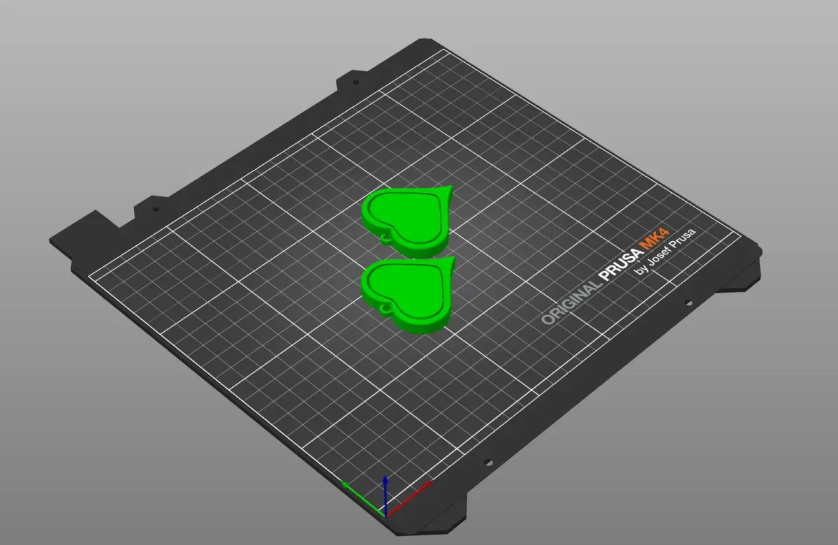 Spinning Heart Keychain (Remix) - FC2M3D | Nexprint: Free 3D Model ...