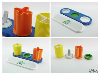 Smart Office Organizer - 3D Paint Lab | Nexprint: Free 3D Model Downloads