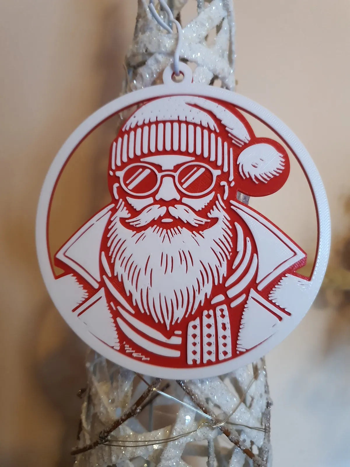 Santa Glasses 2 colors - zz3d | Nexprint: Free 3D Model Downloads
