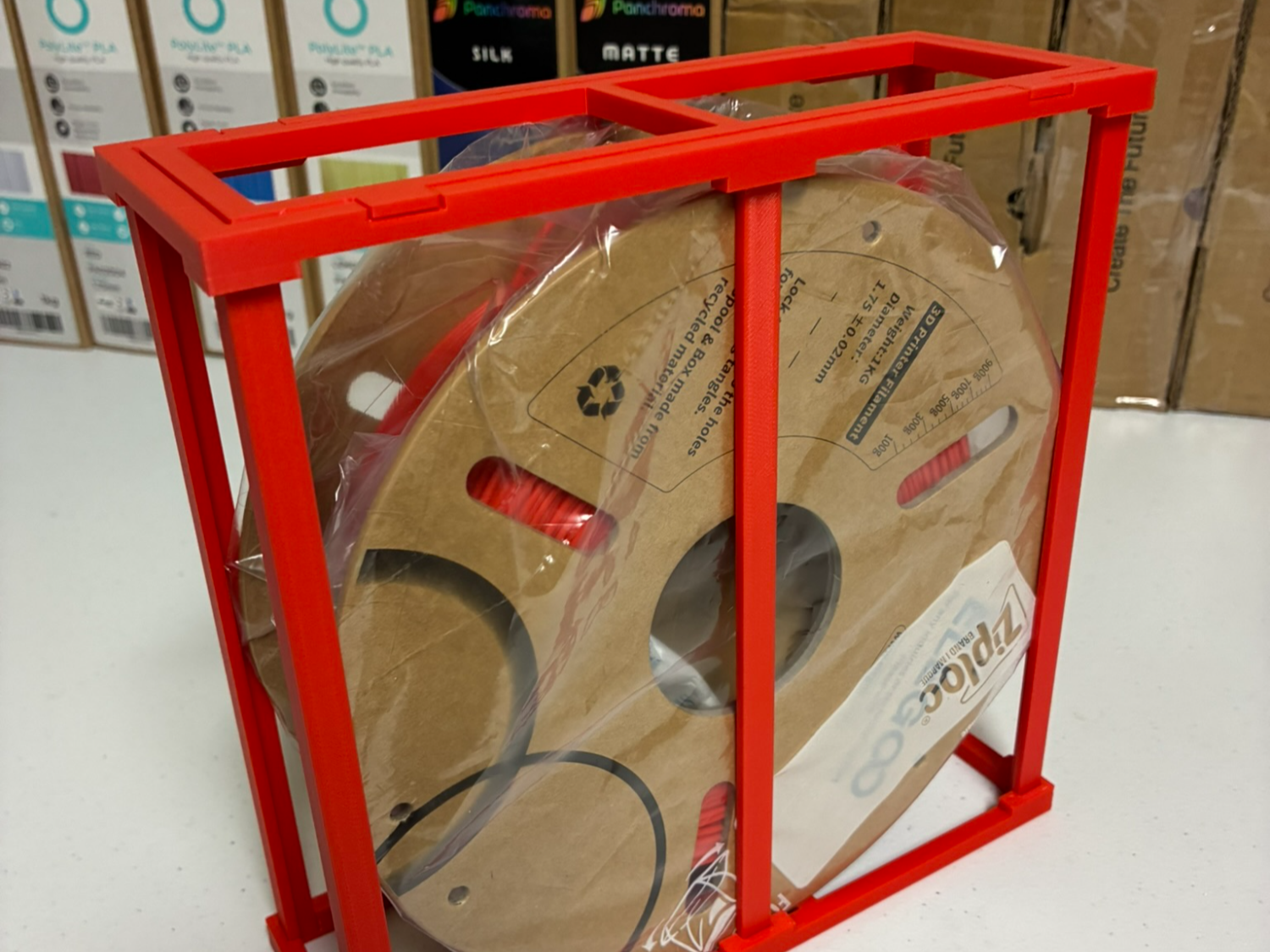 Filament box with a print in place hinge. - HobbyTimeByShane | Nexprint ...