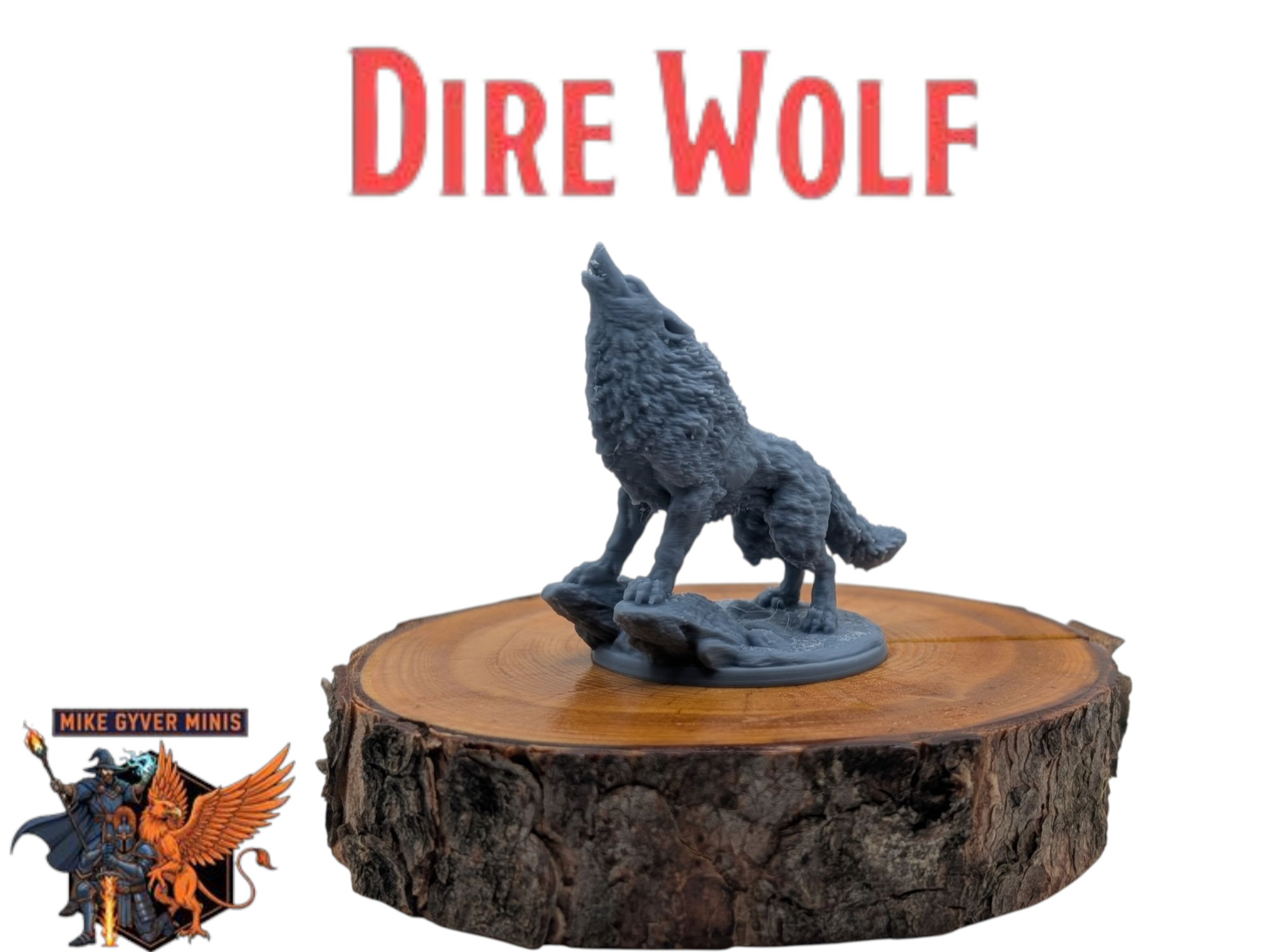 DnD TTRPG Dire Wolf Miniature - MikeGyverMinis | Nexprint: Free 3D ...