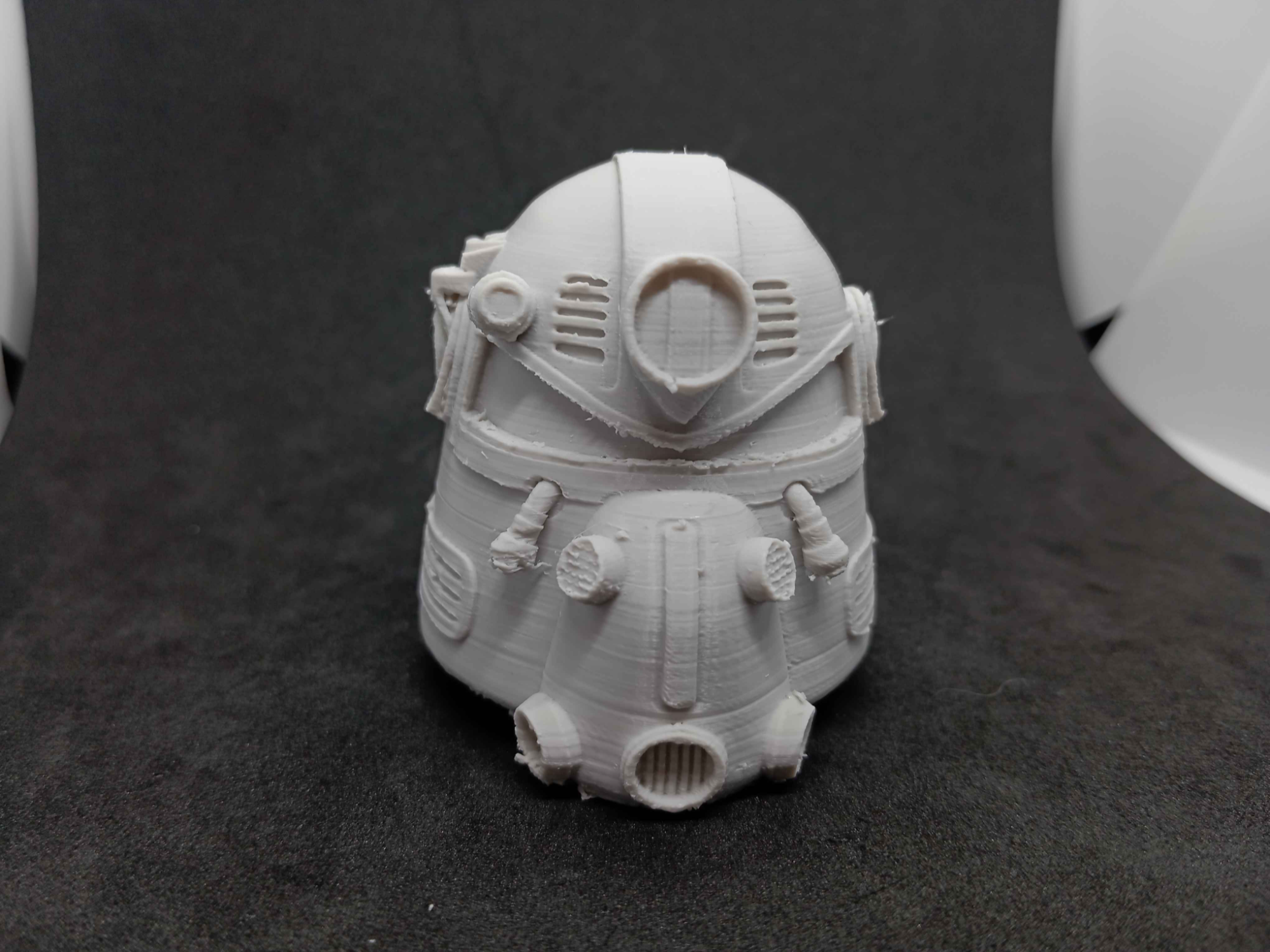 Power Armor Helmet Fallout Inspired Statue Figure - Dream Mesh ...