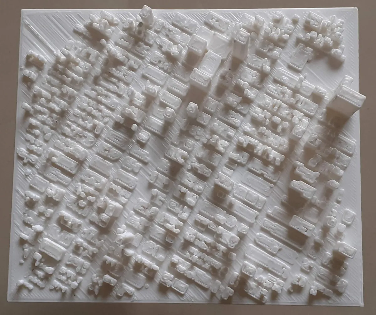 3d printed new york map - ipdesignoo8 | Nexprint: Free 3D Model Downloads
