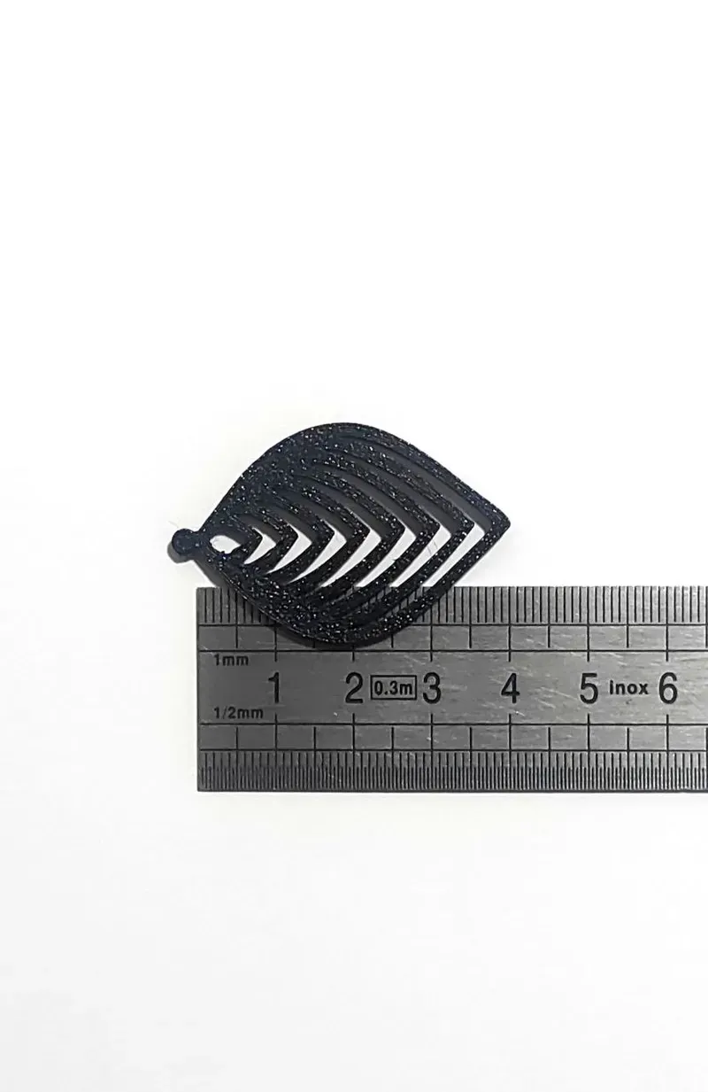 Echo Leaf - Earrings - BlueShadovv | Nexprint: Free 3D Model Downloads