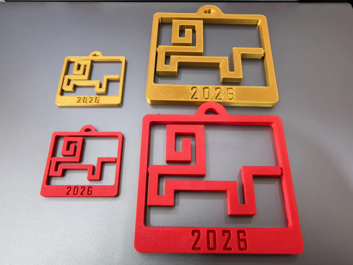 2026 Year of the Horse Keychain - Rishi | Nexprint: Free 3D Model Downloads