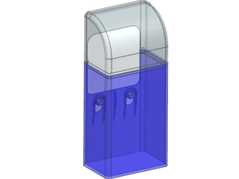 Quick-disconnect waste box - 科创未来 | Nexprint: Free 3D Model Downloads