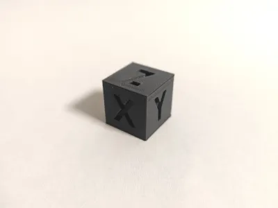 Precision XYZ Calibration Cube 10mm – High-Accuracy Printer Test Block ...