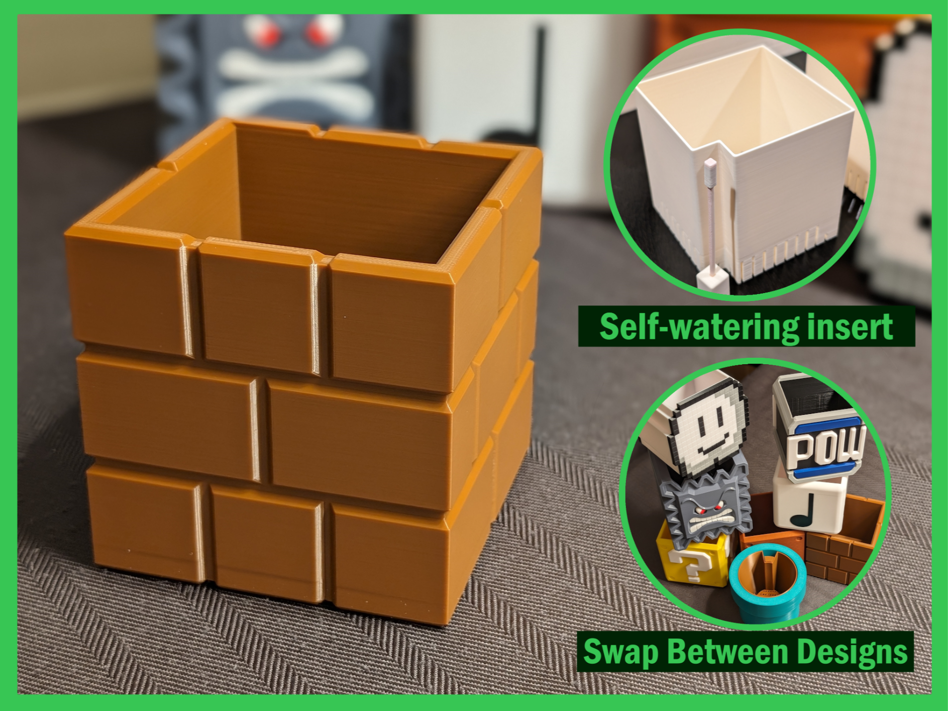 smb_brick_planter_100mm_Elegoo - anselor | Nexprint: Free 3D Model ...