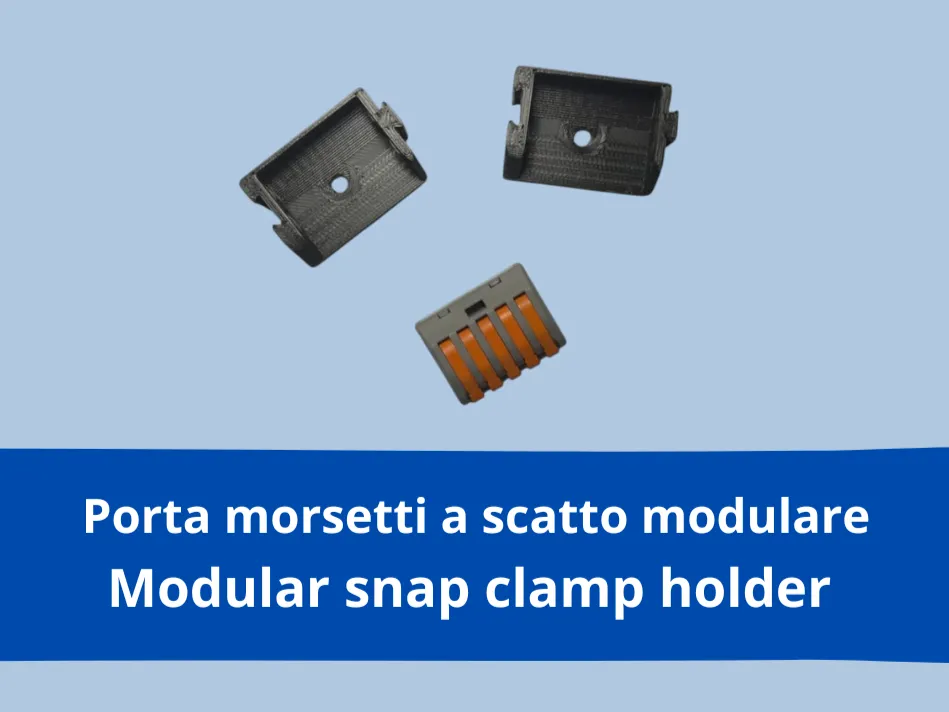 Modular snap clamp holder - Carlo | Nexprint: Free 3D Model Downloads