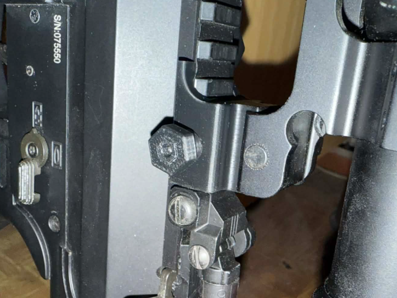 Optic/scope elevation 20x25 v2 profile for Airosft, BB gun RIS 21-22mm ...