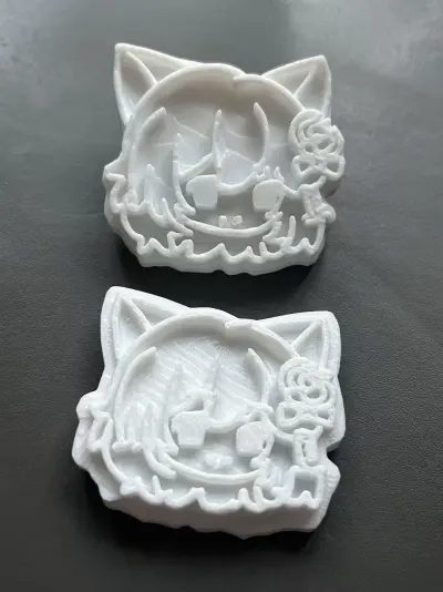 DIY handmade stamp mold - wiu | Nexprint: Free 3D Model Downloads