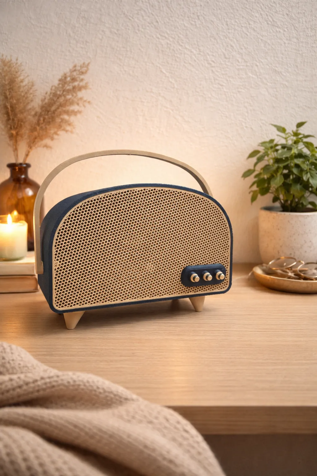 Retro Radio for Google Mini - SKIPPER07 | Nexprint: Free 3D Model Downloads