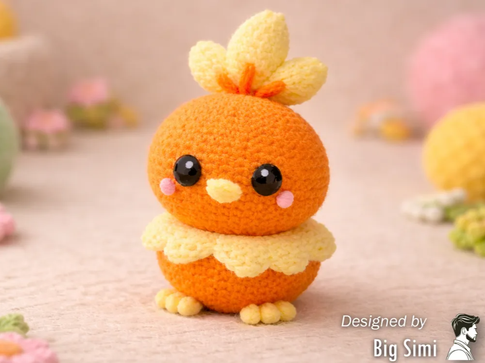 Knitted Torchic - Big Simi | Nexprint: Free 3D Model Downloads