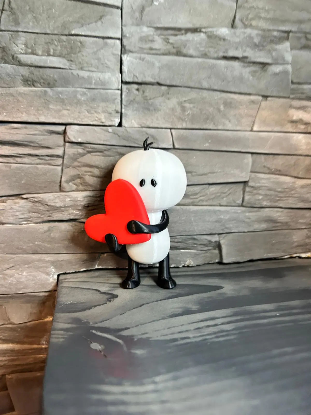 Little White Man with a Heart - 3D Liii | Nexprint: Free 3D Model Downloads