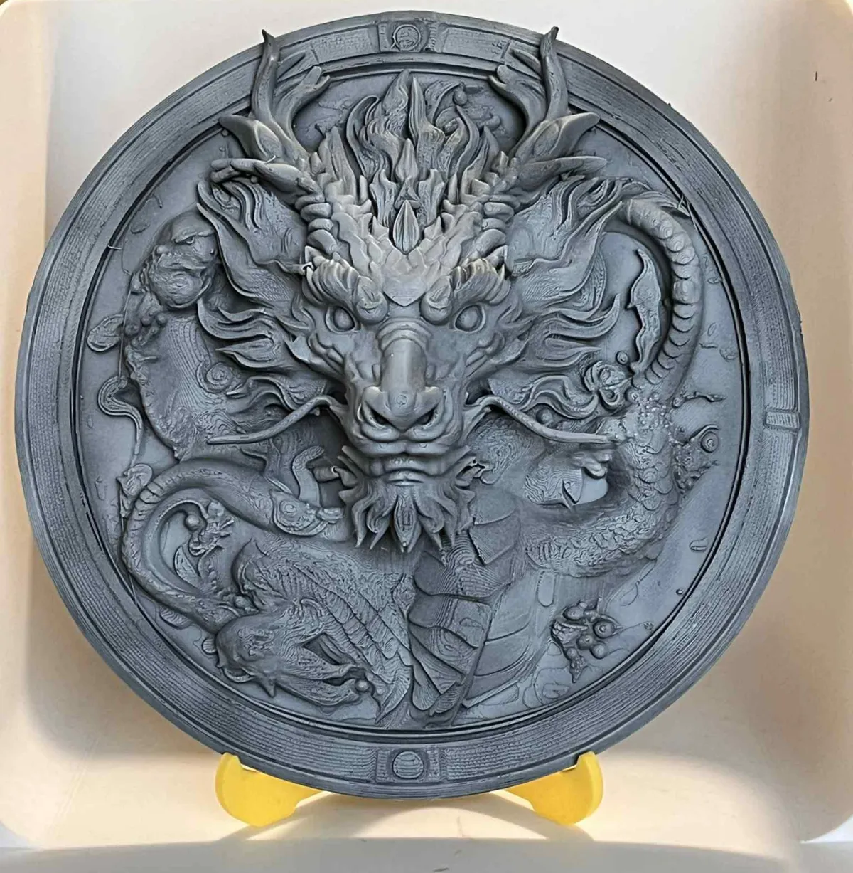 Chinese Dragon disk - mick | Nexprint: Free 3D Model Downloads